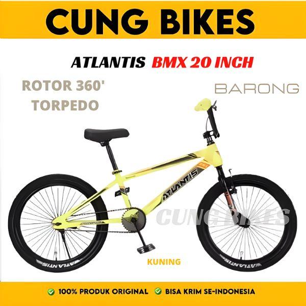 Promo SEPEDA BMX ATLANTIS Barong Rapid 20 INCH torpedo - Silver ...