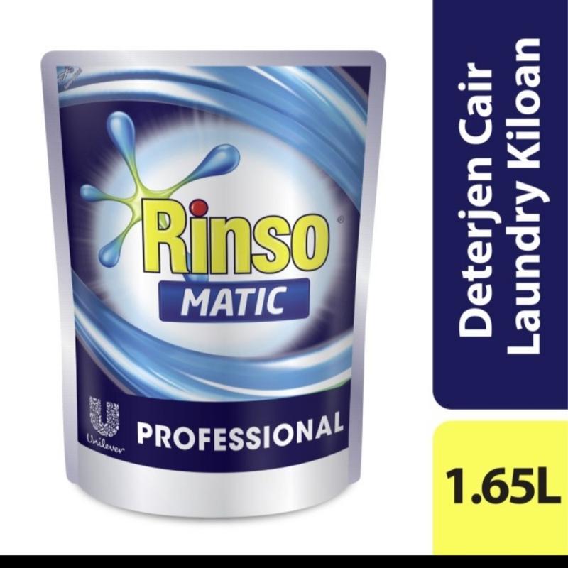 RINSO MATIC deterjen laundry kiloan cair 1.65L deterjen cair - Shop ...