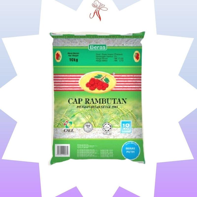 Beras Cap Rambutan Import 10KG - TikTok Shop Malaysia