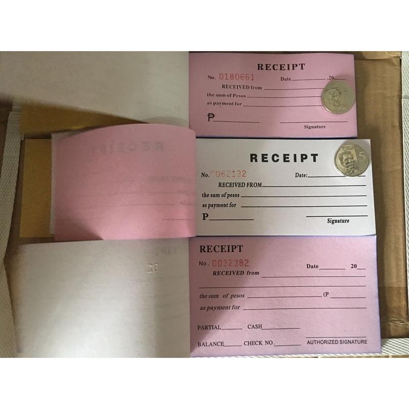 (ST) Receipt resibo (three size) carbon paper and white list - TikTok ...