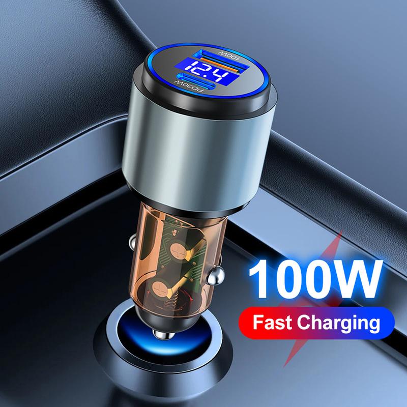 USB/Type C Car Charger Fast Charging with Built-in Safety Protections ...