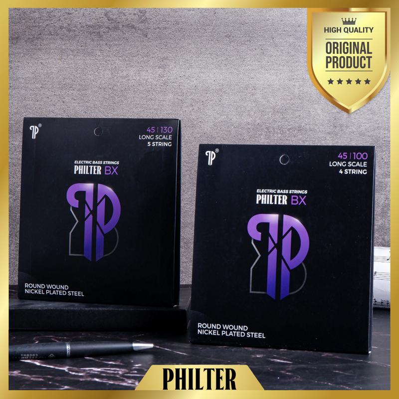 Senar Gitar Bass 4 dan 5 Senar Philter BX Original - Shop | Tokopedia