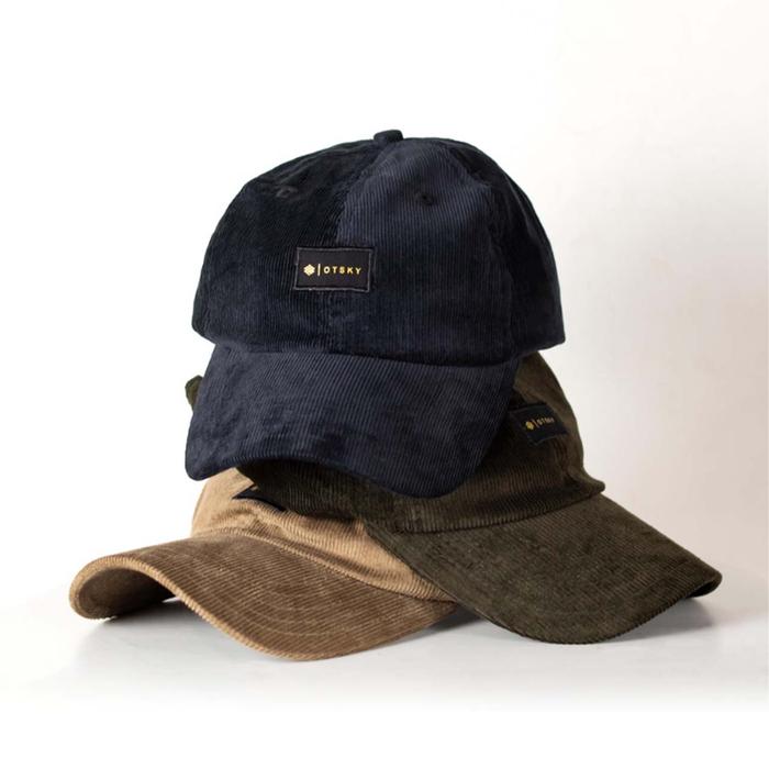 Promo Otsky Topi Pria Baseball Corduroy Font Logo Gold - Kota Bandar ...