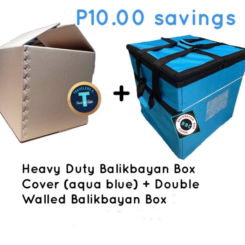Heavy Duty Balikbayan Box Cover Aqua Blue + Double Walled Bo - TikTok ...