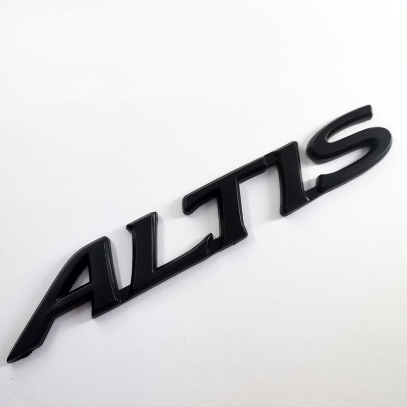 HOT 1x ABS Black ALTIS Letter Logo Car Auto Rear Trunk Emble - TikTok ...
