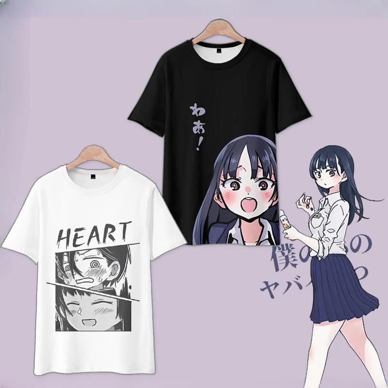Baju T Cetakan 3D, Bahaya di Hati Saya Anna Yamada, Untuk Wanita ...