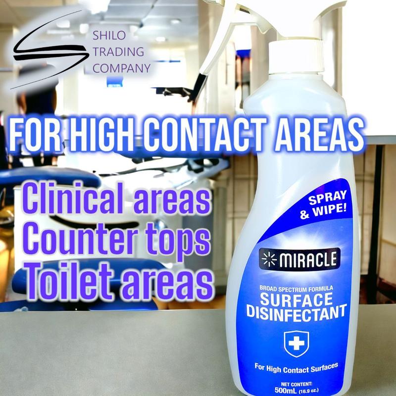 MIRACLE SURFACE DISINFECTANT 500ML SPRAY BOTTLE - TikTok Shop Philippines
