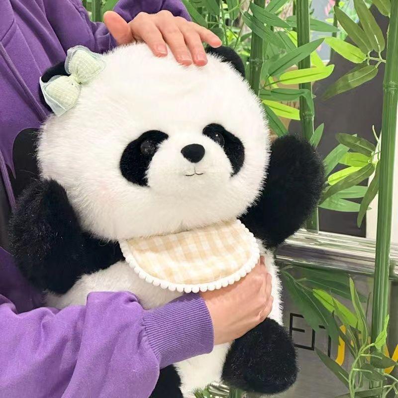 Anak Patung Mainan Mewah Bunga Panda Selendang Comel, Bantal - TikTok ...