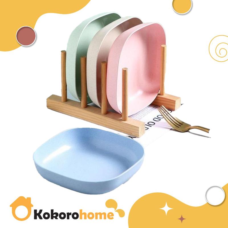 Wheat Straw Tableware Spit Bone Dish Household Plastic Wheat - TikTok ...