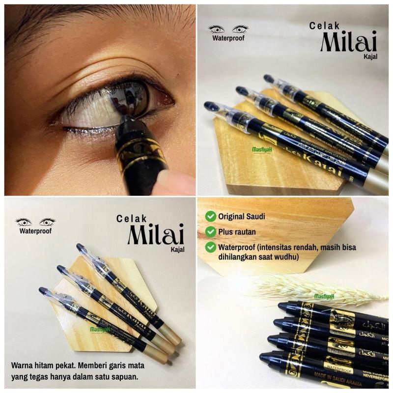 CELAK KAJAL MILAI CELAK PENSIL EYELINER PENCIL EYEBROW PENCIL NATURAL ...