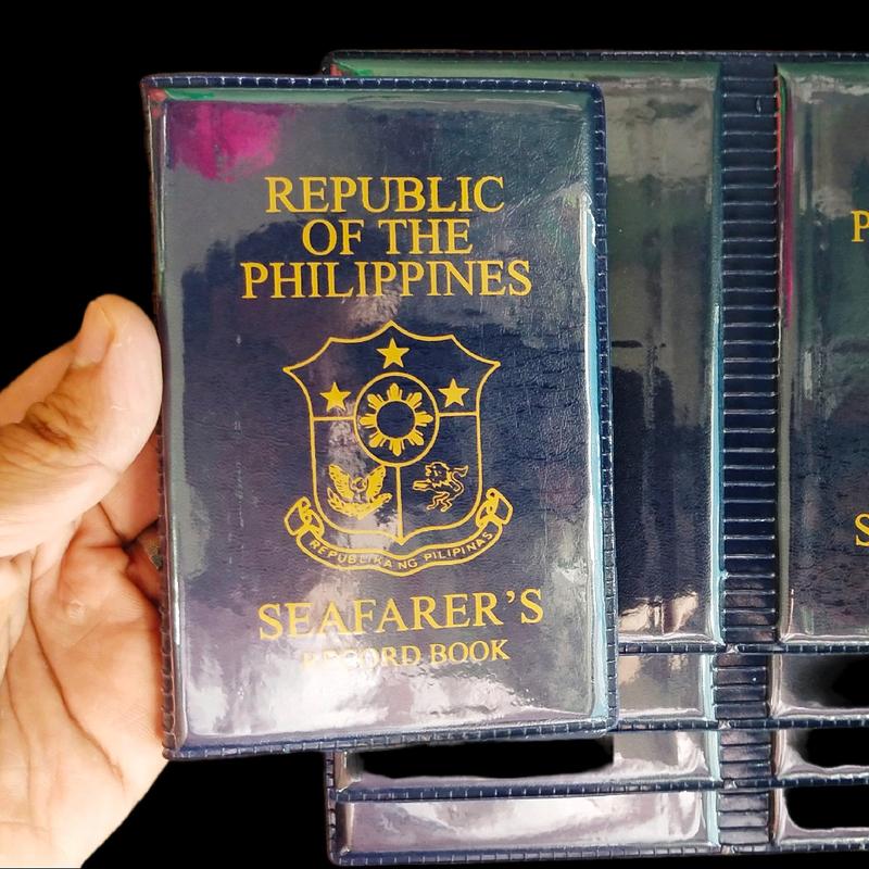 Seafarers/Seaman passport cover Navy blue - TikTok Shop Philippines
