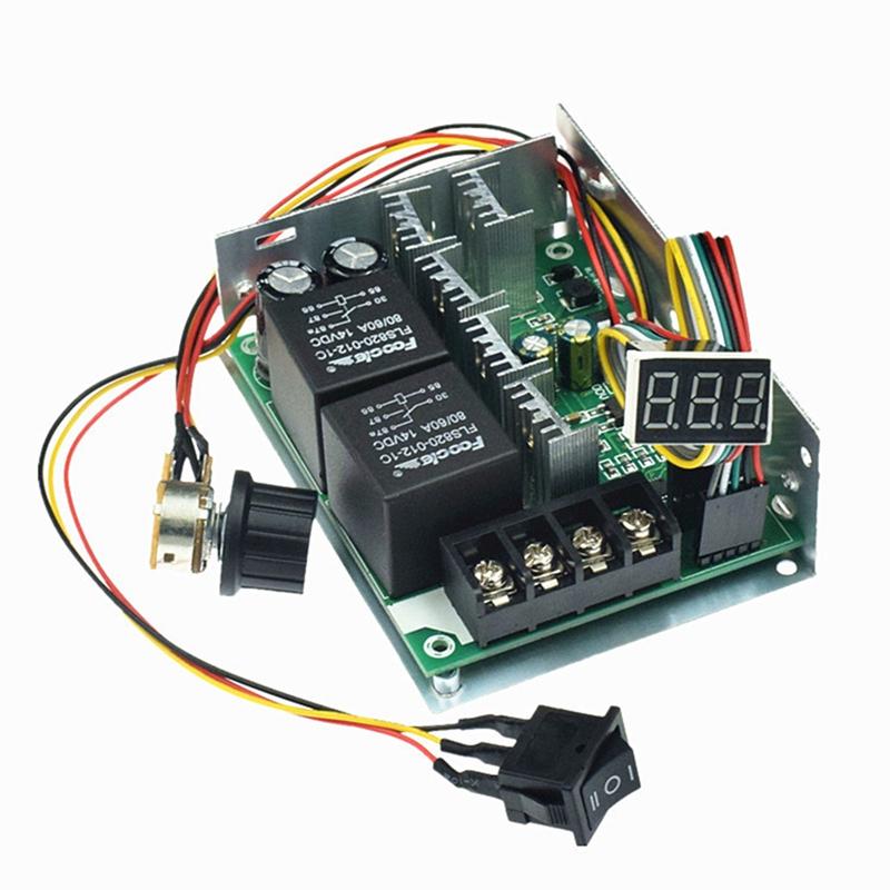Pengawal Kelajuan Motor DC, PWM, Paparan Digital, Julat Kelajuan Boleh ...