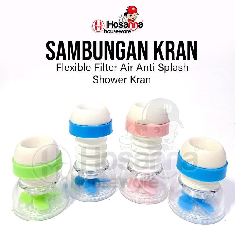 Sambungan Kran FLEXIBLE Filter Air Anti Splash Shower Keran Random - Shop | Tokopedia