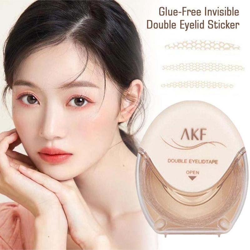 AKF 120pcs Glue-Free Invisible Double Eyelid Sticker Eyelid Tools ...