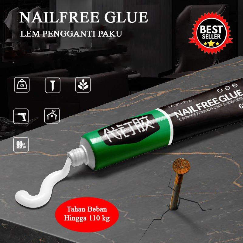 Nail Free Glue Lem Pengganti Paku Lem dinding kuat lem Perekat - Shop ...