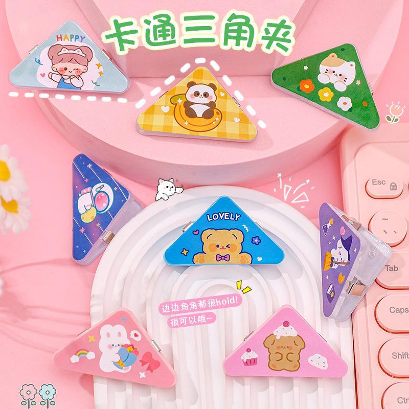 1pcs Multi-function Cartoon Color Corner Clip Student Cute P - TikTok ...