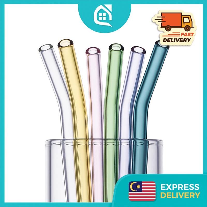 High Borosilicate Glass Straw Reusable Heat Resistance Straw - TikTok ...
