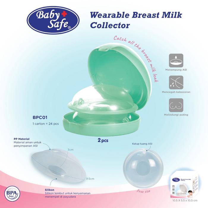 Jual Baby Safe Wadah Penampung Asi Silikon | Breast Milk Collector ...