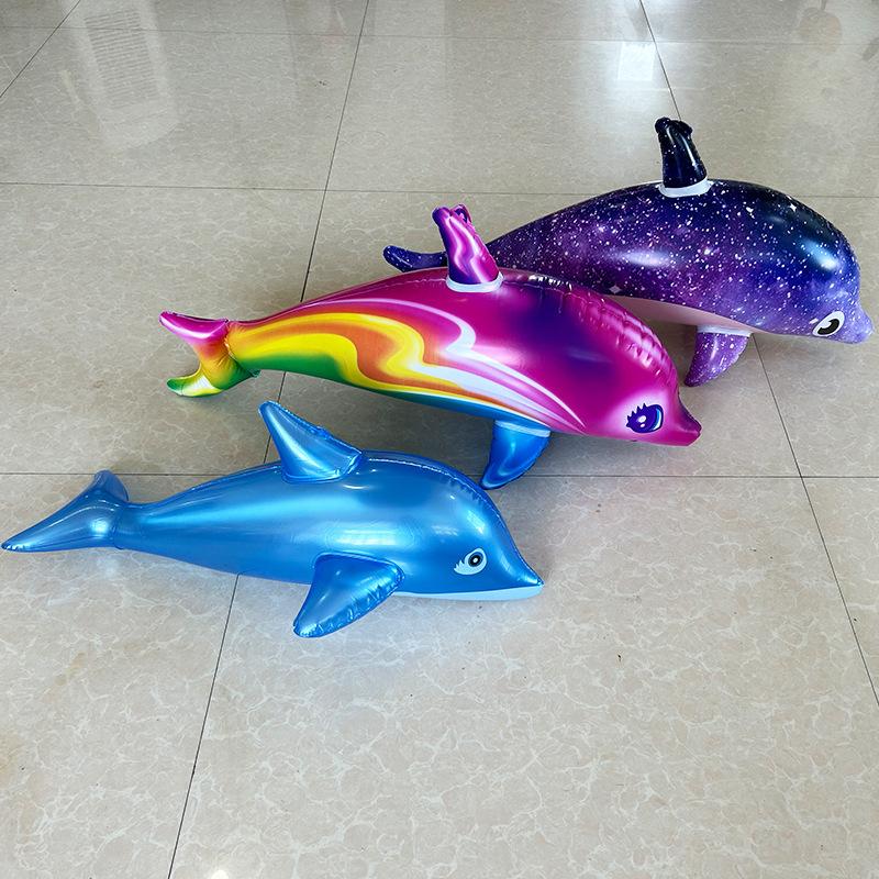 Colorful Inflatable Large Dolphin Toys Creative Children's Water ...