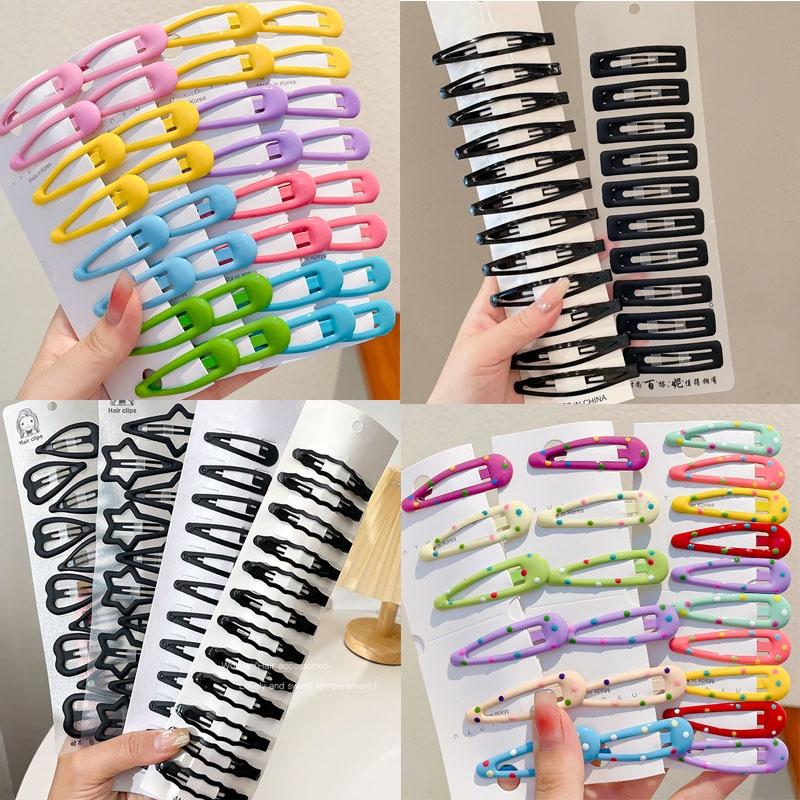 16 Pcs Hairpin Set Simple Korean Color Hair Clip Cute Fashio - TikTok ...
