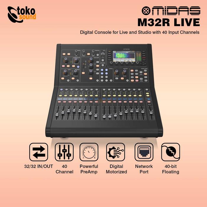 Jual Midas M32R - LIVE 40 Channel Digital Mixer - Jakarta Barat ...