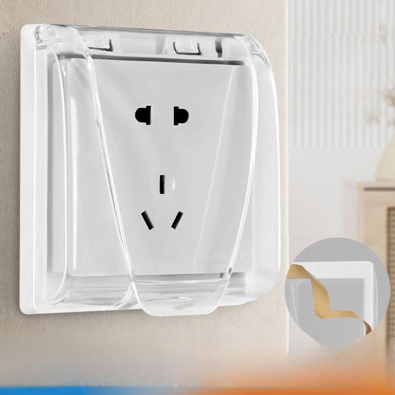 Adhesive Waterproof Cover For Socket, 86 Type Anti Leakage Switch ...