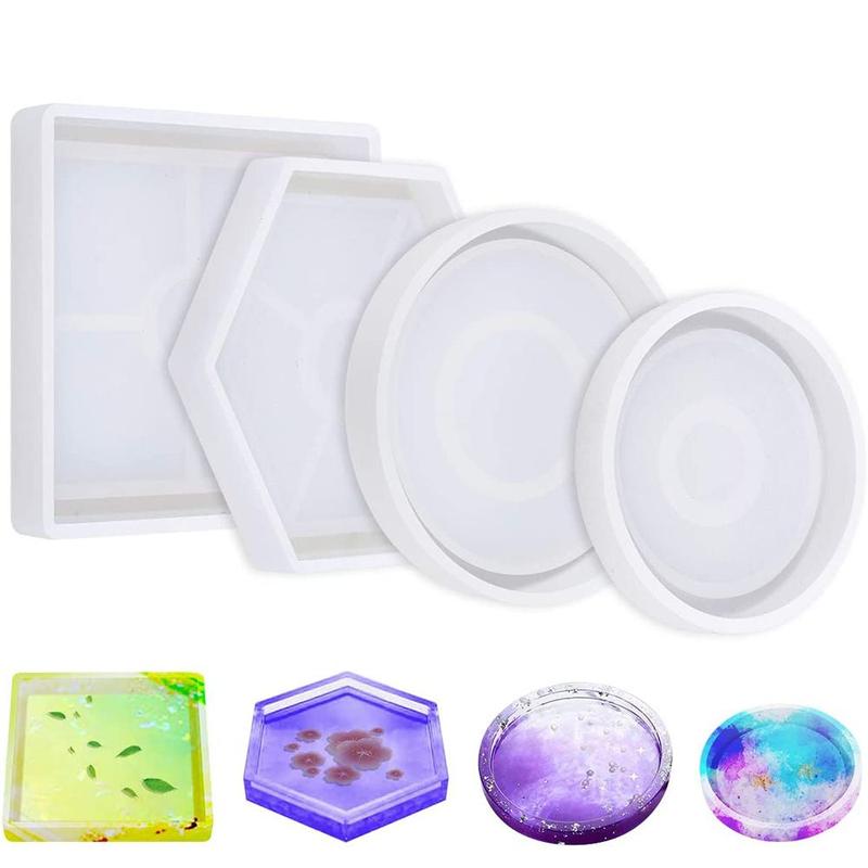Polygon Epoxy Craft DIY Silicone Molds Glue Dropping Tool Teacup ...
