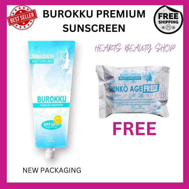 Burokku Premium Sunscreen SPF 30++ by shinko Skin Repair - TikTok Shop ...