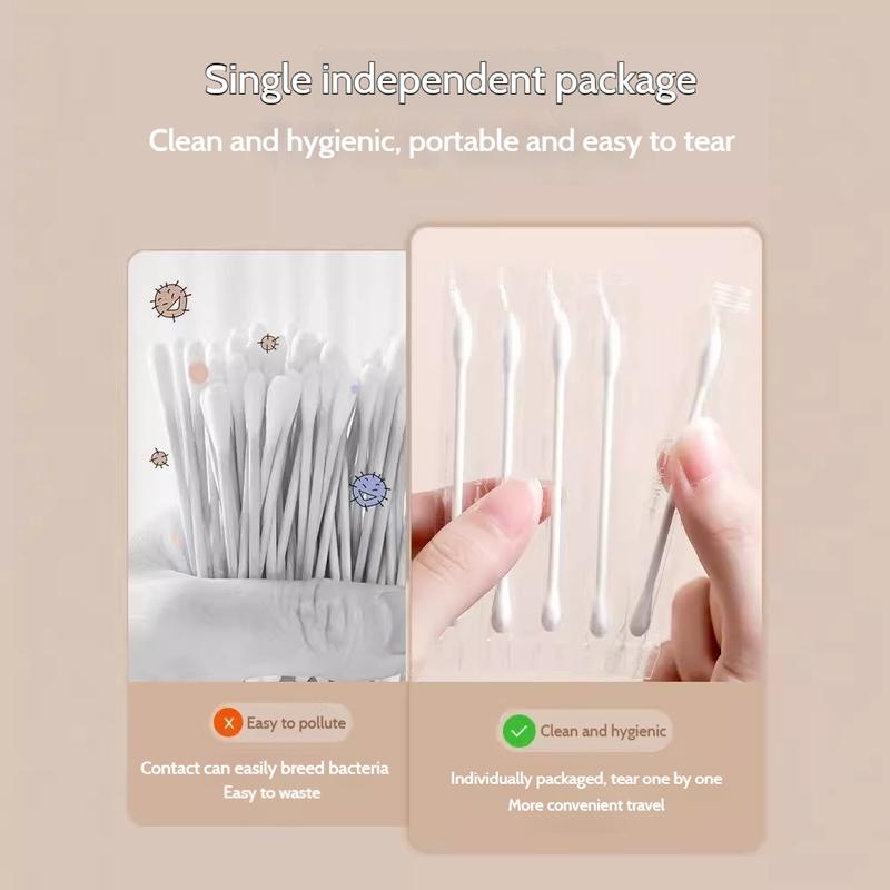 Portable 100 individually packaged cotton swabs, portable an - TikTok ...