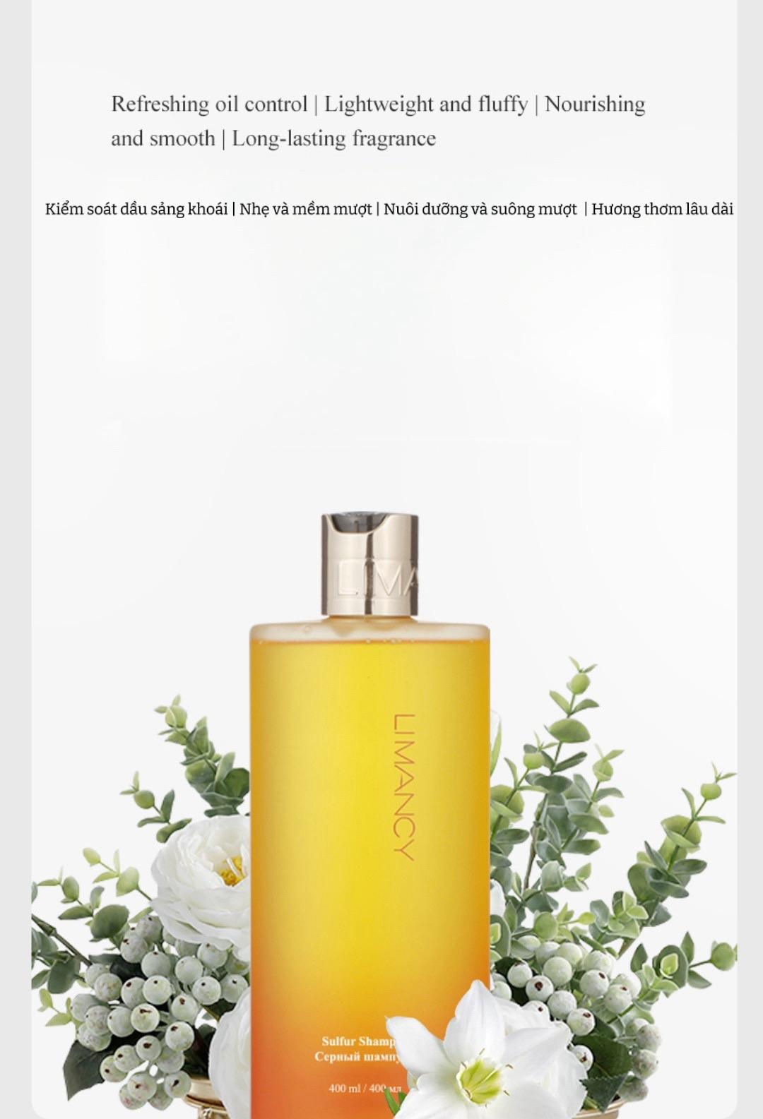 Dầu Gội Đầu LIMANCY Nano Sinh Học Lưu Huỳnh - Lá Xanh Thân Thiện Việt Nam