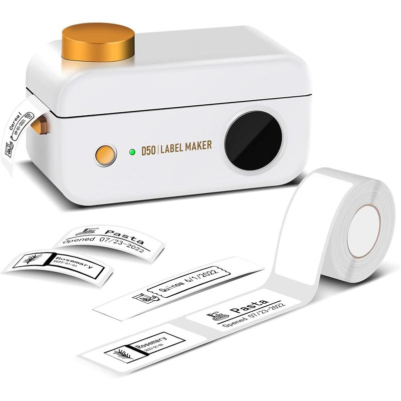 Large Label Maker for 3/5" to 9/10" Tape, Portable Bluetooth Machine ...