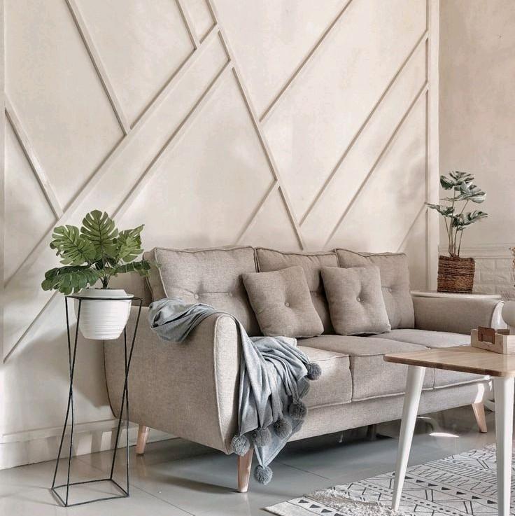 Moulding Wall Kekinian Dekorasi Tembok - Kayu Pinus Baru dan Fresh ...