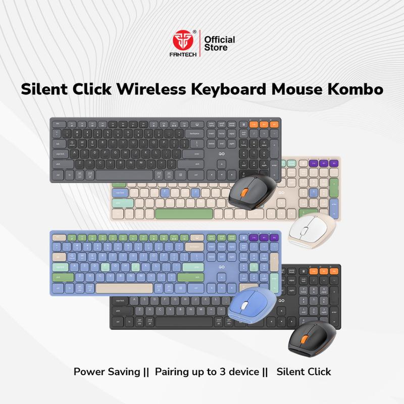 Keyboard Mouse Wireless 2 in 1 FANTECH GO POP WK895 Portable - Shop ...