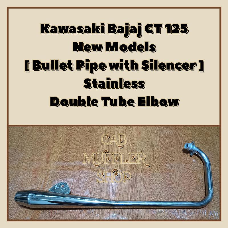 Bajaj CT125 - New Models - BulletPipe - [ Stainless ] - [ Double ...