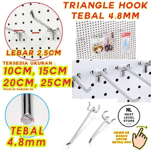 Triangle Hook Ram Tripod 10 15 20 25 CM Besi Stainless Tebal - Shop ...