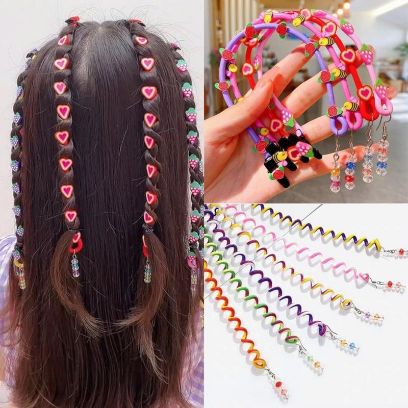 New curling iron Dirty dreadlocks Hair clip braid hair band Children's ...