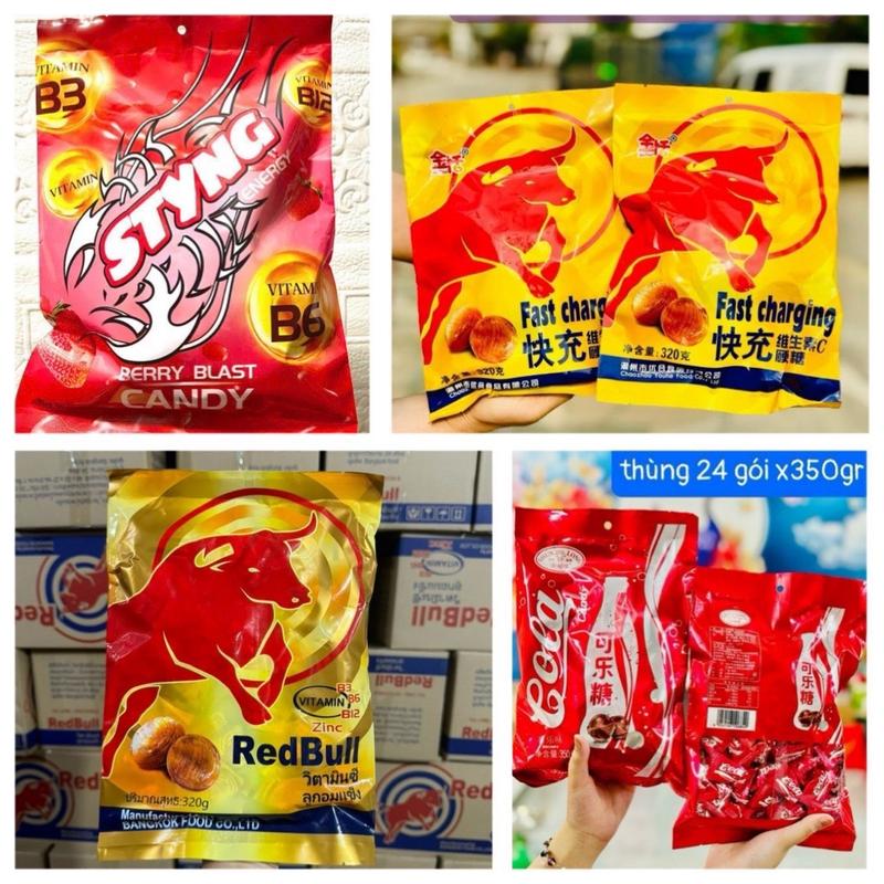Kẹo ngậm vị STING/ BÒ HÚC / COCA gói 320g - TikTok Shop Vietnam