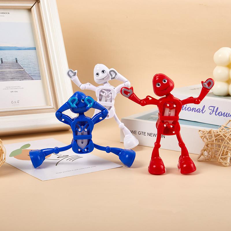 New Funny Kids Dancing Robots Gymnastics Toys For Children Wind ...