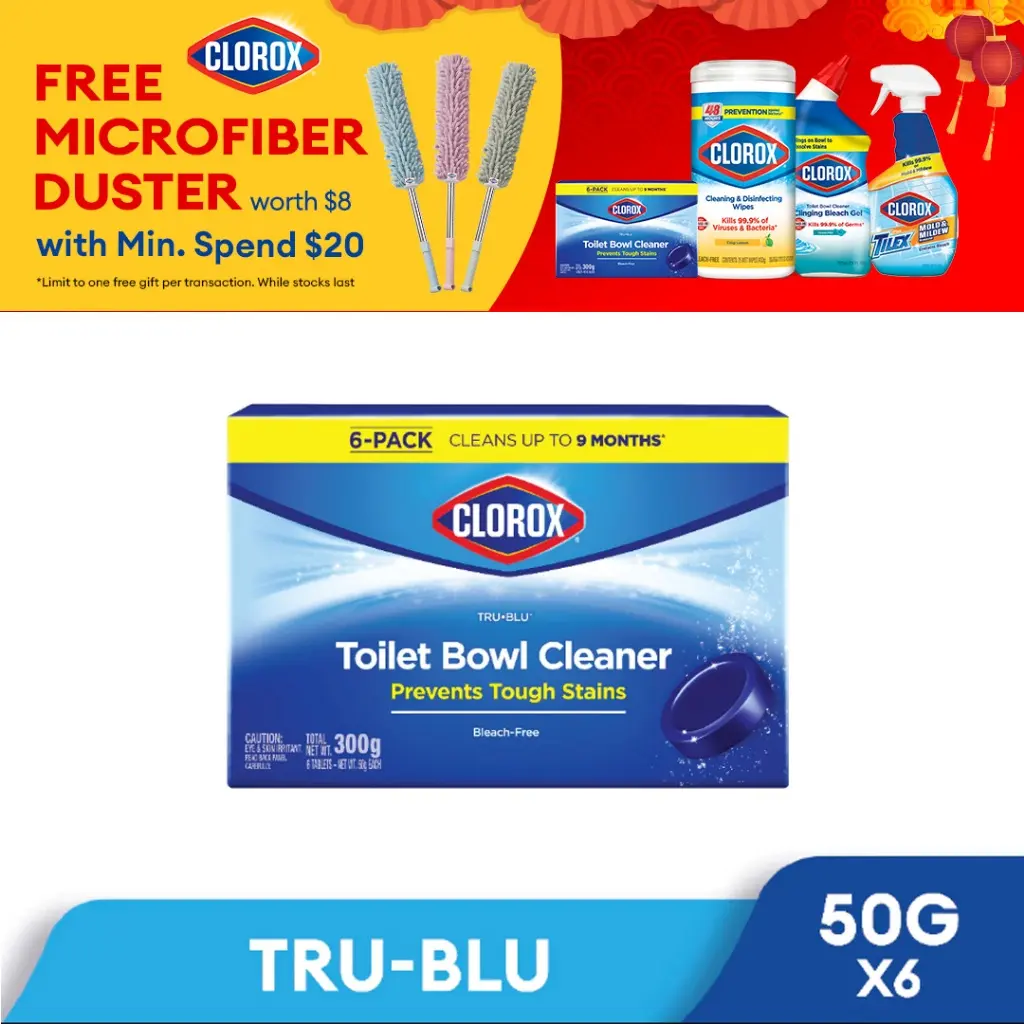Clorox Tru-Blu Automatic Toilet Bowl Cleaner Tablets (6s) hot with cash ...
