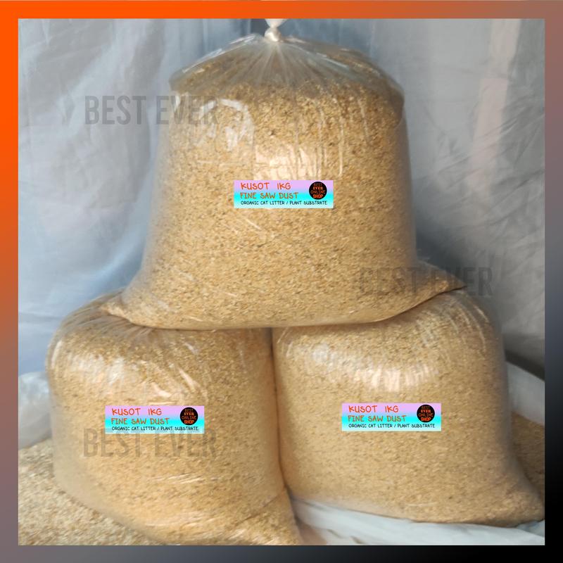 2 kilos Fine kusot Saw Dust for Cat litter Organic Substitute - TikTok ...