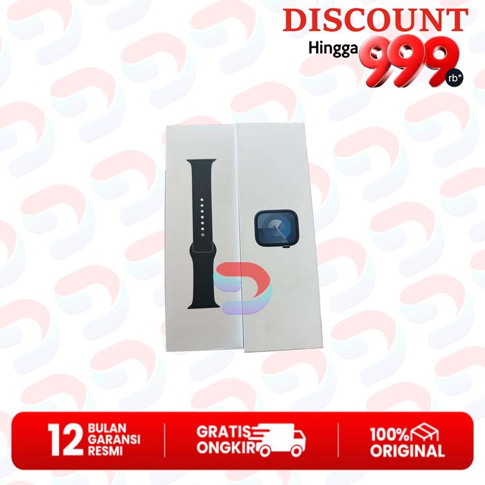 Promo Apple Watch Series 9 2023 41mm 45mm Sport Band Midnight Starlight ...