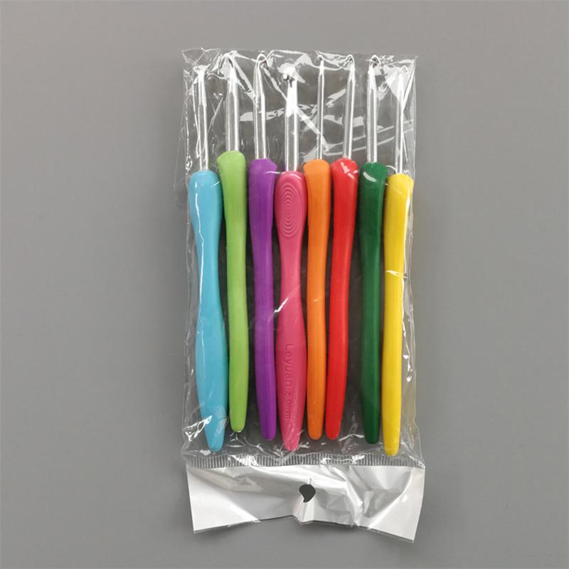 8Pcs/Set 2.5-6.0Mm Aluminum Crochet Cushioned Handles Knitting - TikTok ...