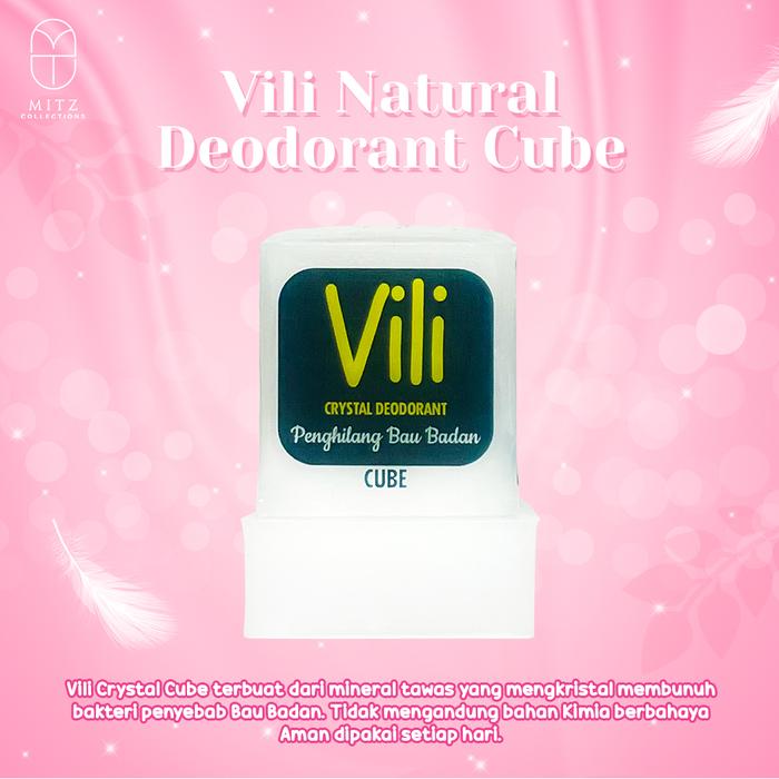 Jual Vili Deodorant Crystal Cube Mini Deodorant penghilang bau badan ...