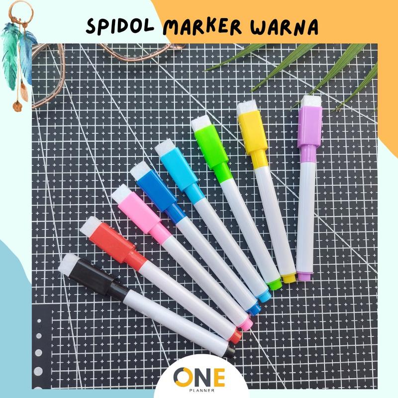 SPIDOL MARKER WARNA | dapat dihapus Biru Hijau - Shop | Tokopedia