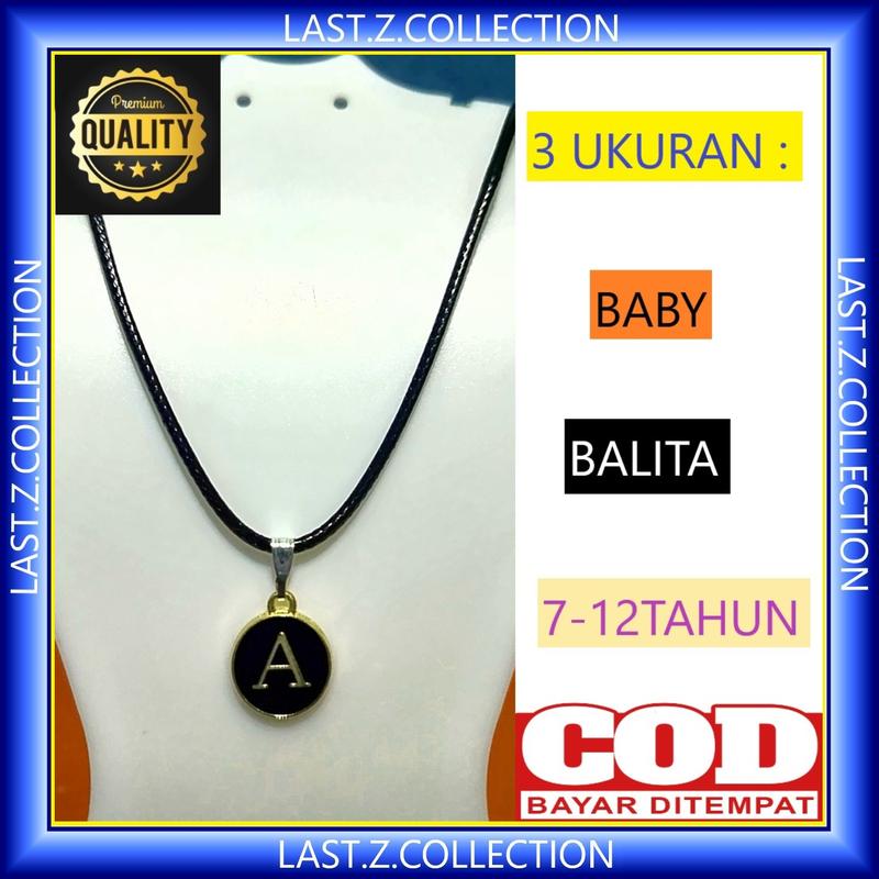 KALUNG ANAK BAYI BALITA / KALUNG HURUF ABJAD INISIAL / KALUN - Shop ...