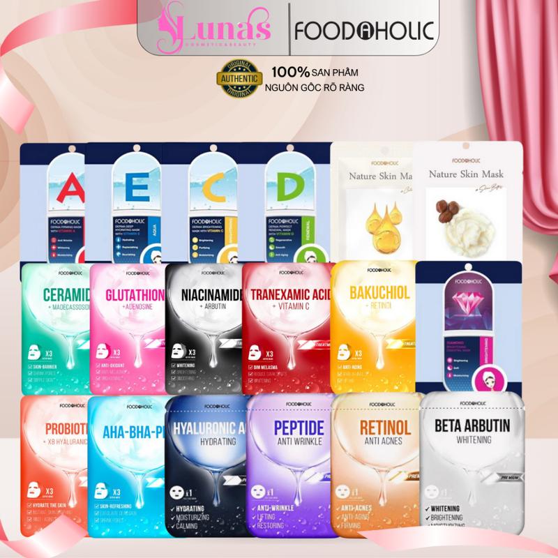 Foodaholic Essential Mask Sheet Provides Vitamins and Nourishment ...