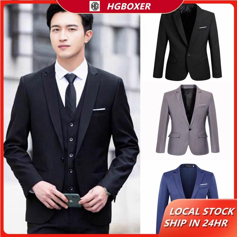 [HOT] Formal Business Jacket Korean Handsome Men Blazer Sui - TikTok ...