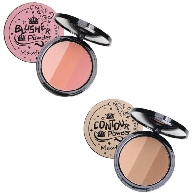 New Three-color Blush Palette Delicate Waterproof Eyeshadow Blush ...