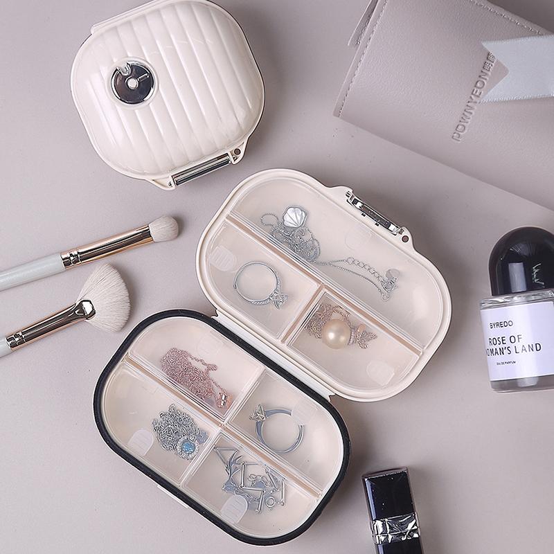 Seven Day Travel Mini Portable Box High Beauty Multi Grids Sealed ...