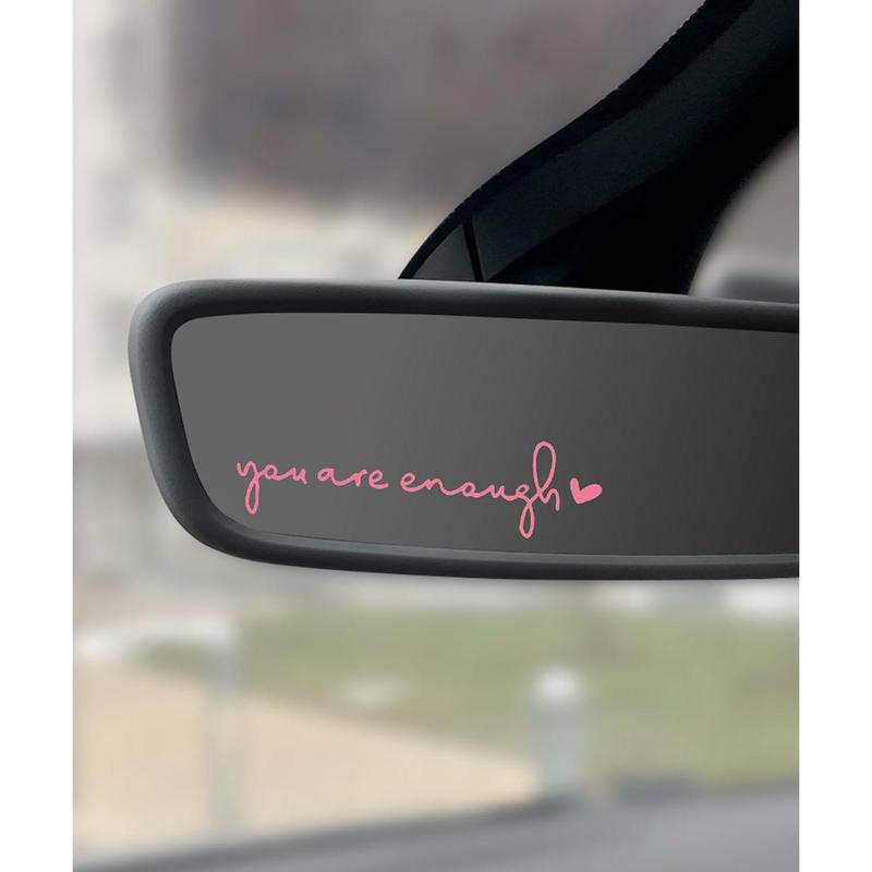 3 Pcs Car Decals,Car Rearview Mirror Decal,Cute Car Accessories You are ...